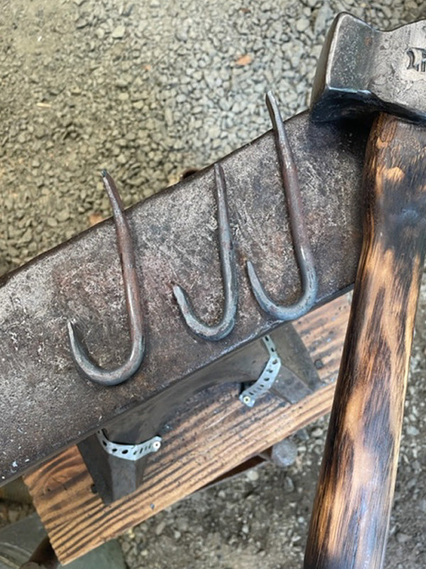 Forged Cleaver Hook - COVERED BRIDGE FORGE
